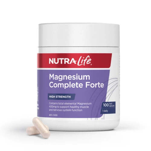 (PRE ORDER) Nutralife Magnesium Complete Forte 100 Capsules shelf life 2yrs