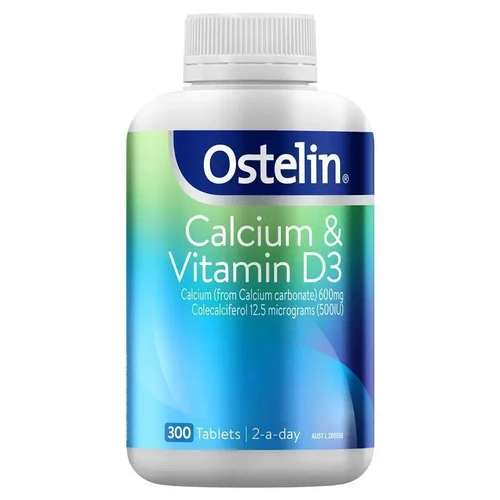 (PRE ORDER) Ostelin Calcium & Vitamin D3 300 Tablets Exclusive Size ...