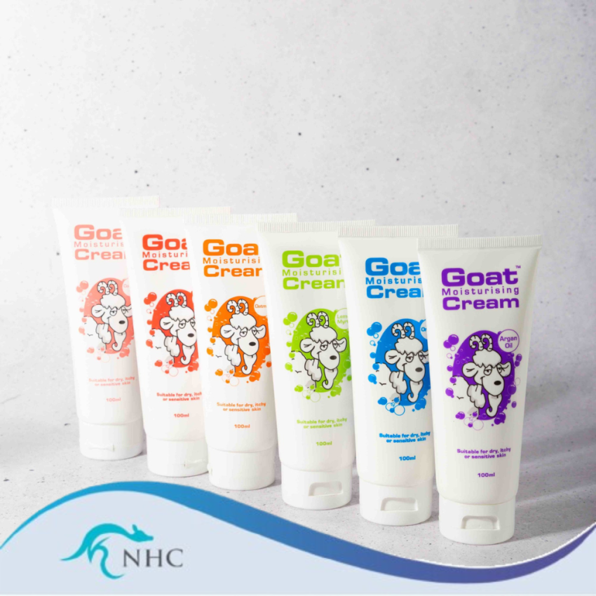 Goat Cream 100ml Original/Manuka Honey/Lemon Myrtle/Coconut Oil/Argan ...