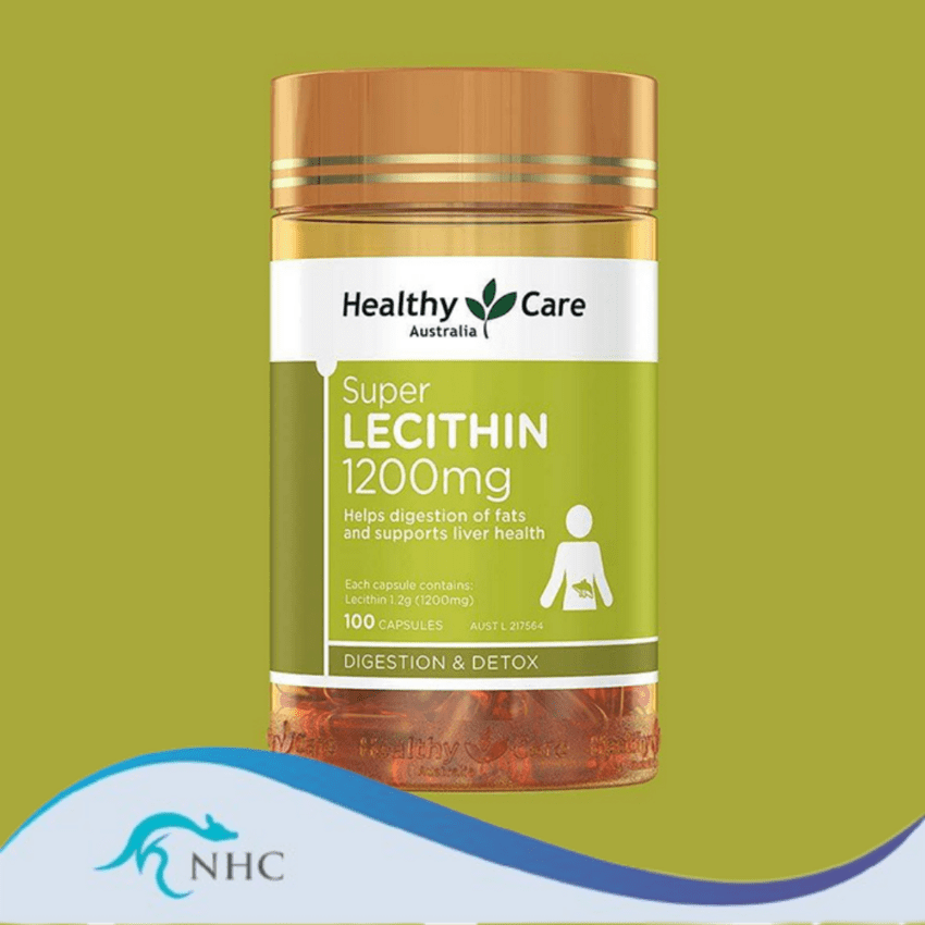 (PRE ORDER) Healthy Care Super Lecithin 1200mg 100 Capsules shelf life 2yrs