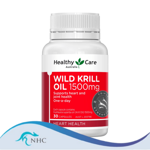 (PRE ORDER) Healthy Care Wild Krill Oil 1500mg 30 Soft Capsules shelf ...