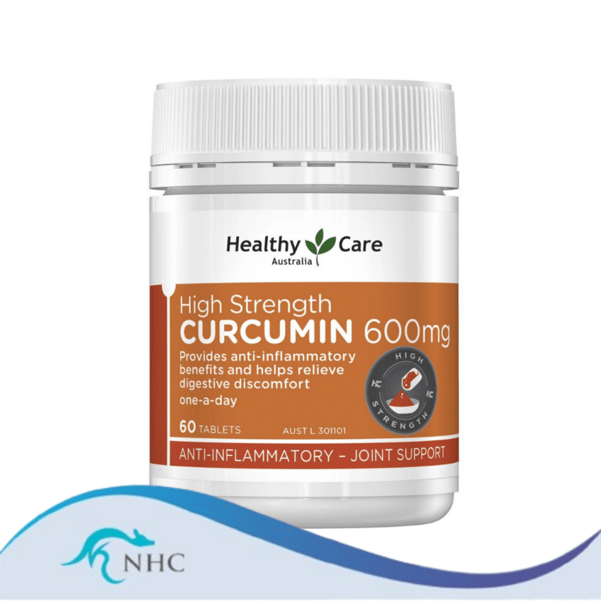 (PRE ORDER) Healthy Care High Strength Curcumin 600mg 60 Tablets shelf ...