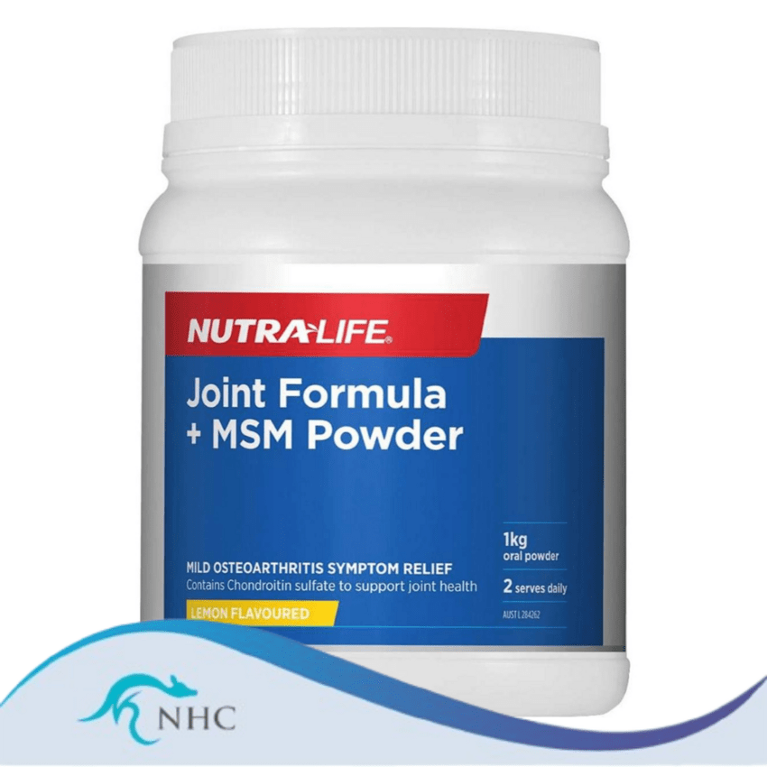 (PRE ORDER) Nutralife Joint Formula + MSM Lemon Powder 500g / 1kg shelf ...