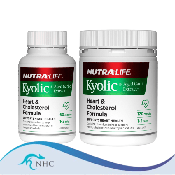 Nutra-Life Kyolic® Aged Garlic Extract Heart & Cholesterol Formula 60 ...