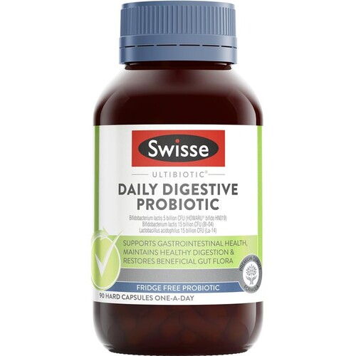 (PRE ORDER) Swisse Ultibiotic Daily Digestive Probiotic 90 Capsules ...